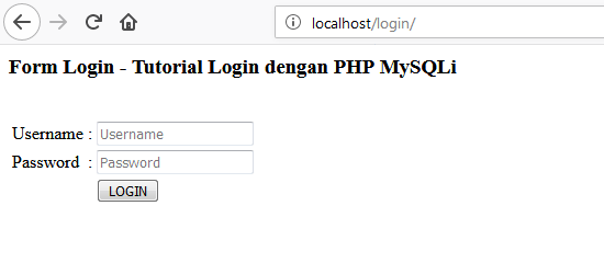 Cara Membuat Login Dengan PHP MySQLi | Tutorial